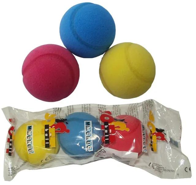 Molitanové míčky na soft tenis 70 mm, 3 ks | BIANO
