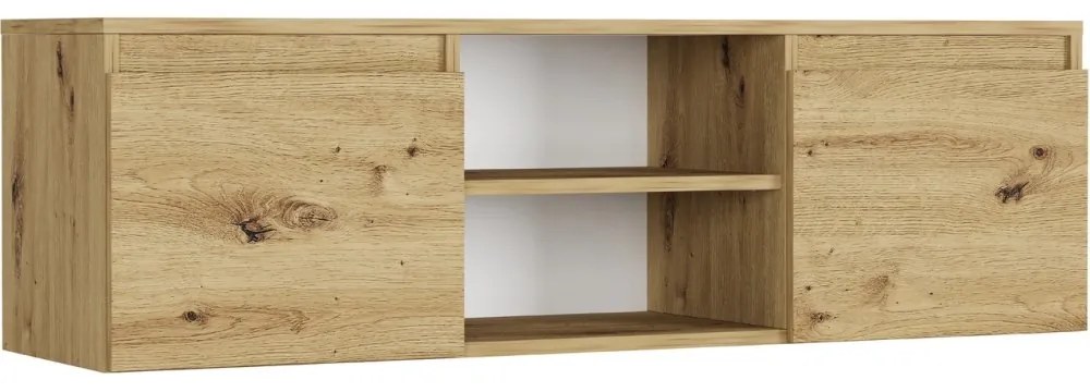 Moderní bezúchytkový TV stolek MODERN 120 cm - různá barevná provedení sonoma mix bílá