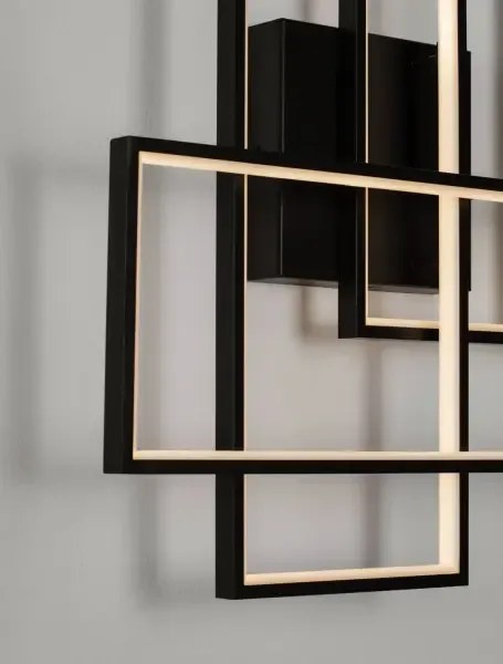 Designové nastěnné svítidlo Alis B Černá