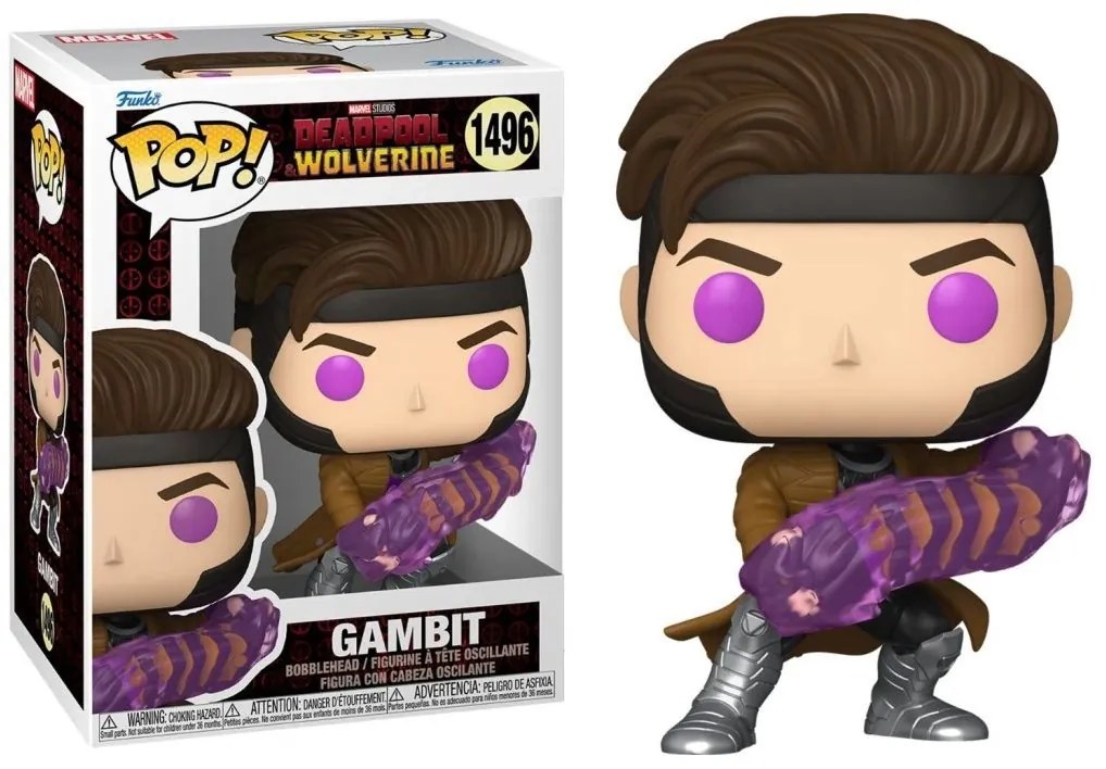 Funko pop! deadpool & wolverine gambit 1496