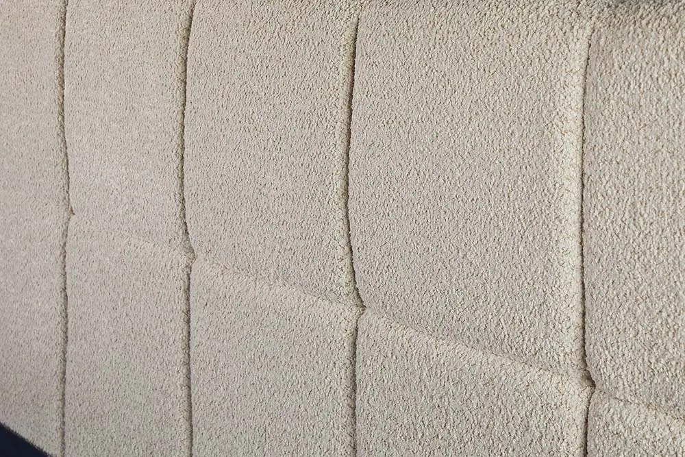 Designová postel Viola 180 x 200 cm krémová
