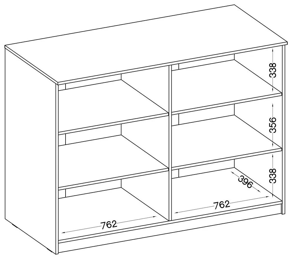 MELTA | komoda AR830 | 158 cm | UNI provedení | artisan