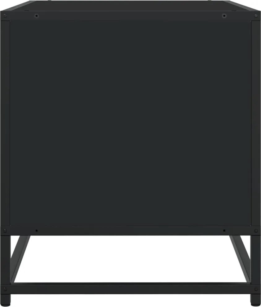 TV skříňka černá 180 x 40 x 46 cm kompozitní dřevo 3300805