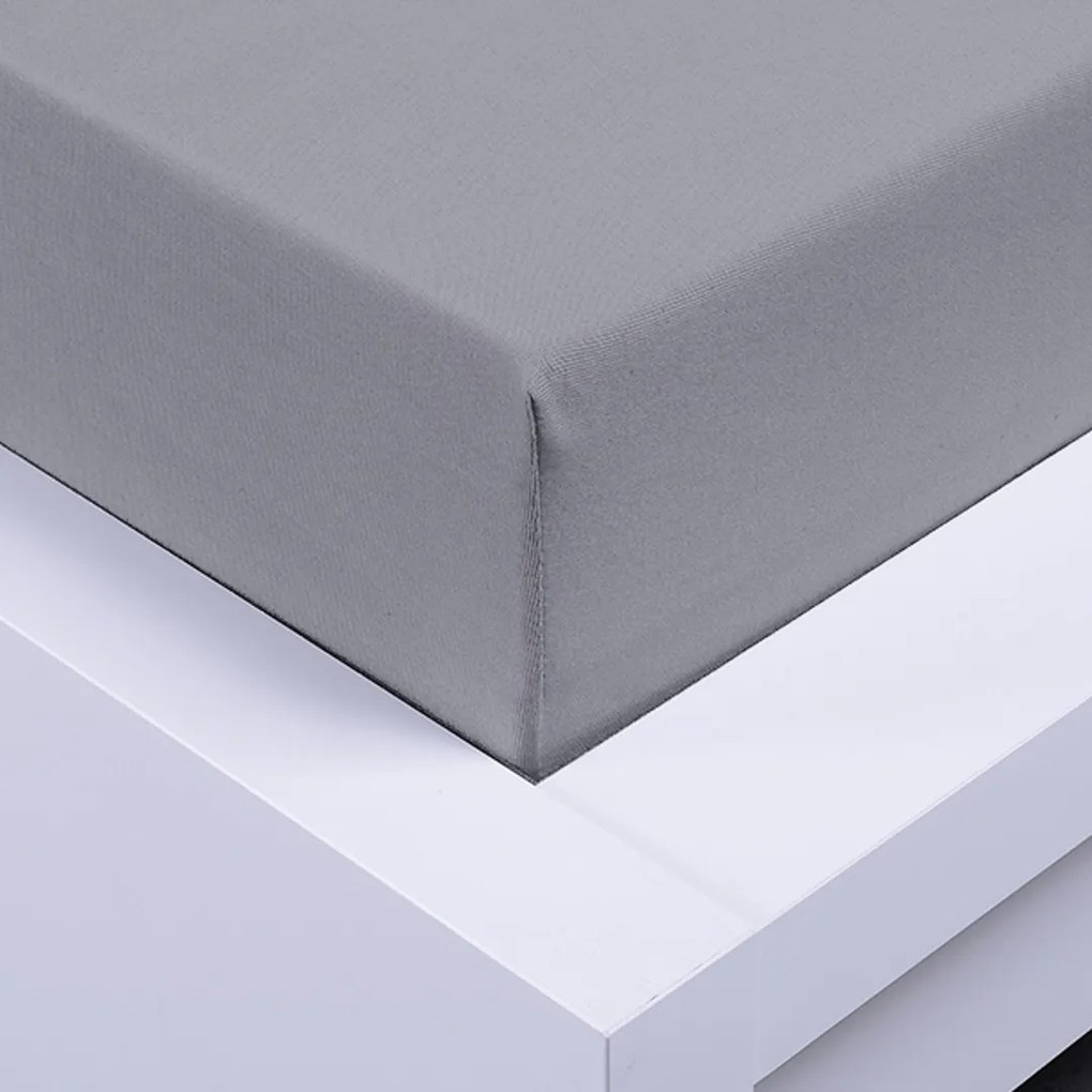 XPOSE® Dětské prostěradlo jersey - šedá 70x140 cm