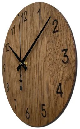 Dřevěné hodiny na zeď – moderní design I SENTOP MAS002-A-akcia20