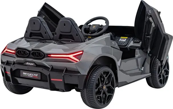 Elektrické autíčko Lamborghini Revuelto XL šedé