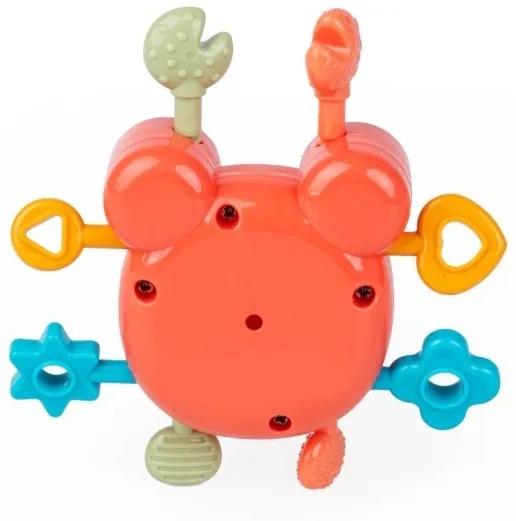 Senzorická hračka Krab s chrastícími prvky, TULIFUN