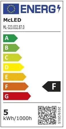 LED žárovka E14 McLED 4,7W (40W) teplá bílá (2700K) svíčka ML-323.032.87.0