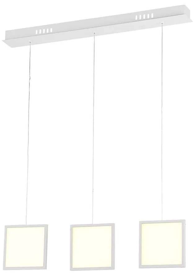 Závěsné LED svítidlo Dixon, 3x LED 21w, 4000k, ch