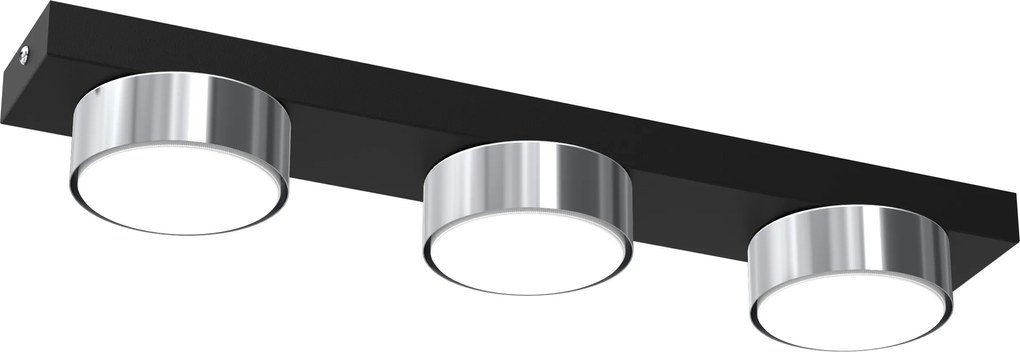 Stropní Lampa Do Obývacího Pokoje Stropní Svítidlo Led Loft GX53 Černá Chrom