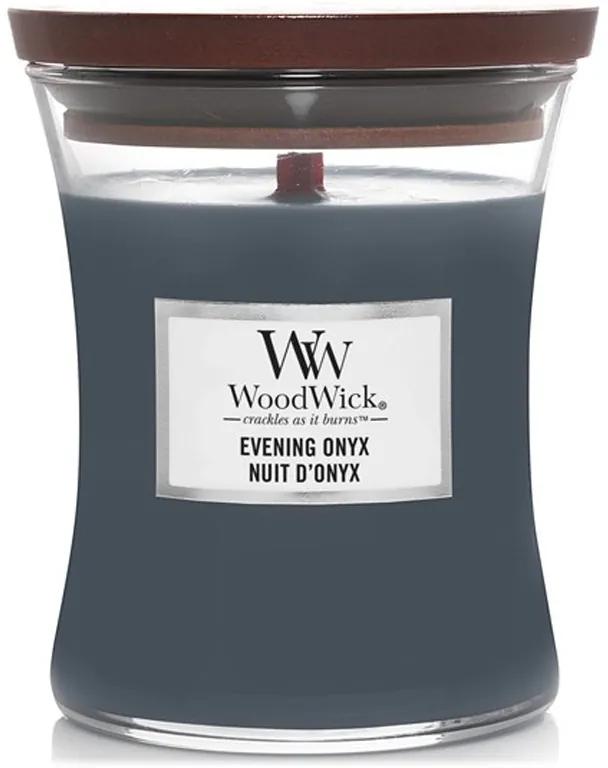 WoodWick – svíčka Evening Onyx (Večerní onyx) Velikost: střední 275 g