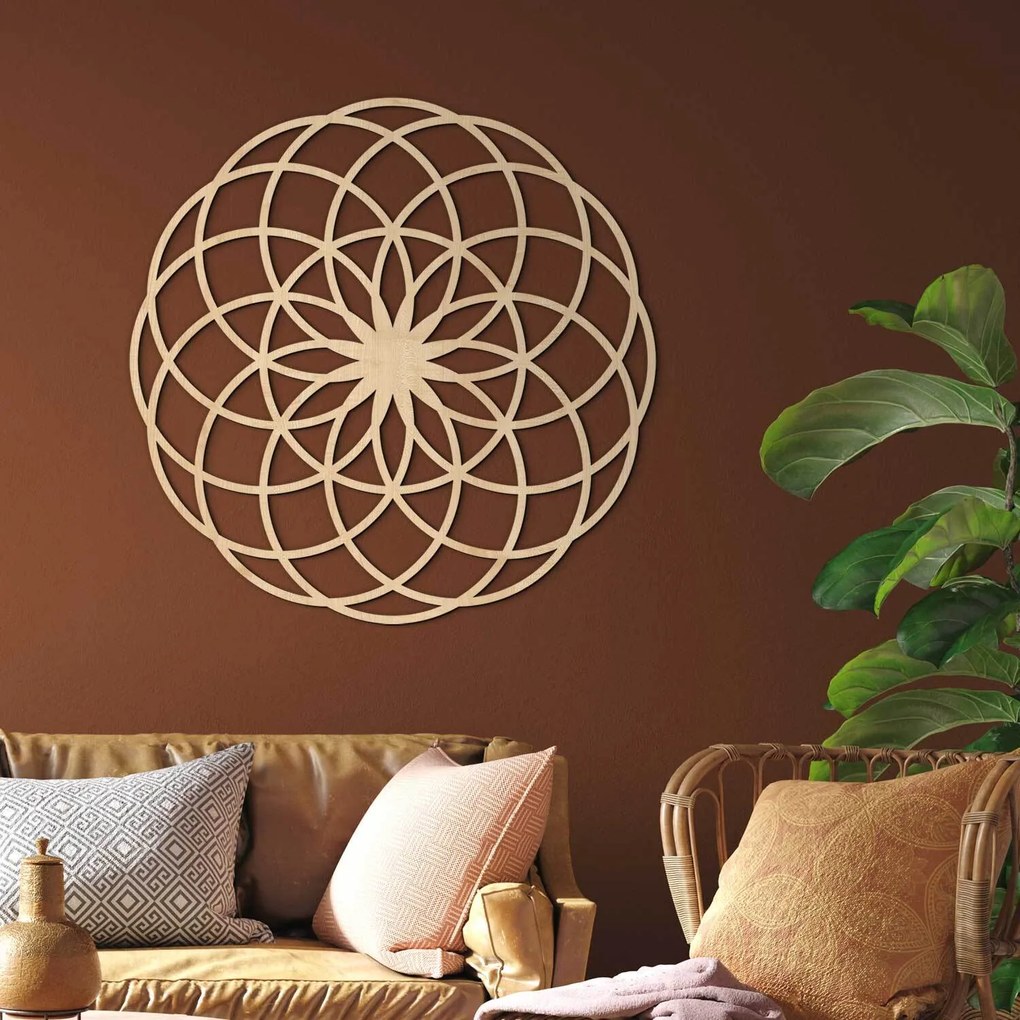 DUBLEZ | Posvátná geometrie - Symbol květ života | Obraz