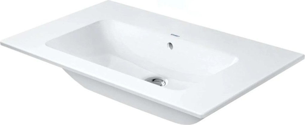 Duravit ME by Starck - Umyvadlo 83x49 cm, s přepadem, bez otvoru pro baterii, DuraShield, matná bílá 233683AC60