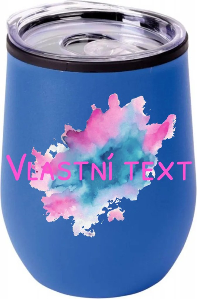 Personalizovaný termohrnek "BOWL" s barevnou skvrnou