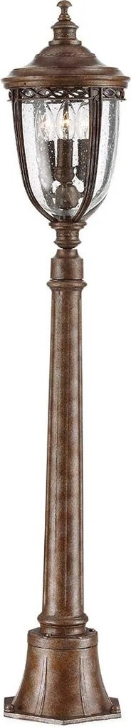 Venkovní stojací lucerna Elstead English Bridle EB4-M-BRB/IP44 bronz