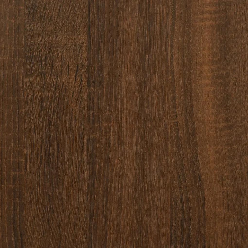 Nástěnná skříňka hnědý dub 60 x 31 x 70 cm kompozitní dřevo