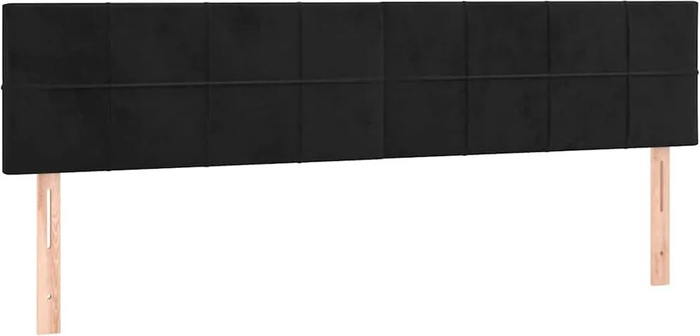 Box spring postel s matrací černá 120 x 190 cm samet 3270471