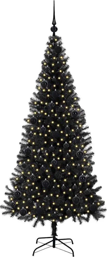 Vánoční stromeček Černá 180 cm PVC 3396479