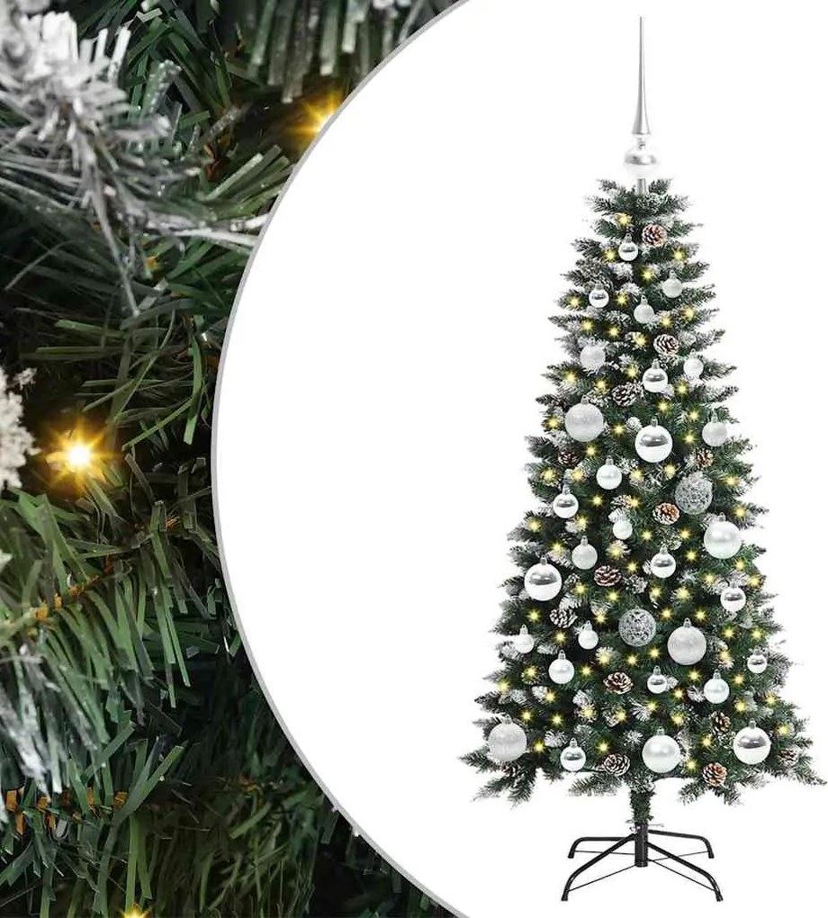 Umělý vánoční stromeček Zelená 120 cm PVC, plast a ocel 3395801