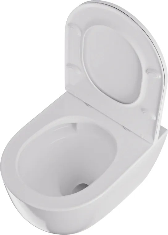UPTrend Závěsný WC komplet bez příruby CANEO VORTEX TR2196DF včetně Soft-Close sedátka, bílá lesk