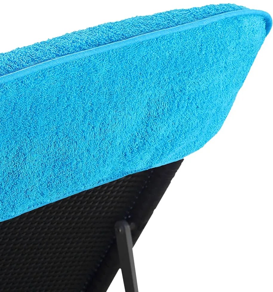 Plážové osušky 4 ks tyrkysové 60 x 135 cm textil 400 GSM 3157060