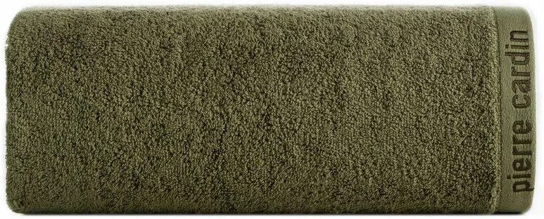 Eurofirany Ručník Evi 70x140 olivový tmavý 430g/m2 Pierre Cardin