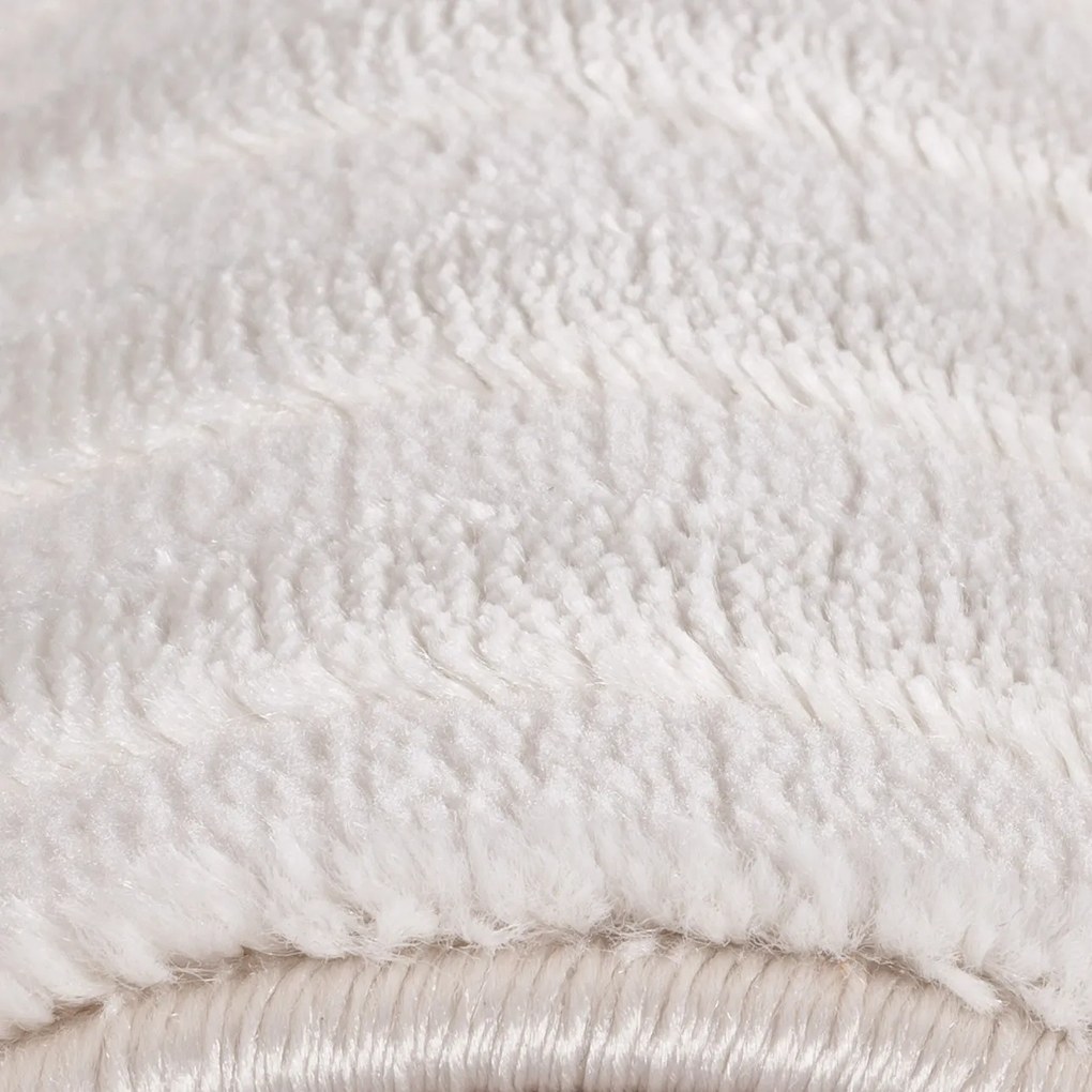Ayyildiz, Kusový koberec Sahara 1112 Cream, 140x200, bílá, obývací pokoj