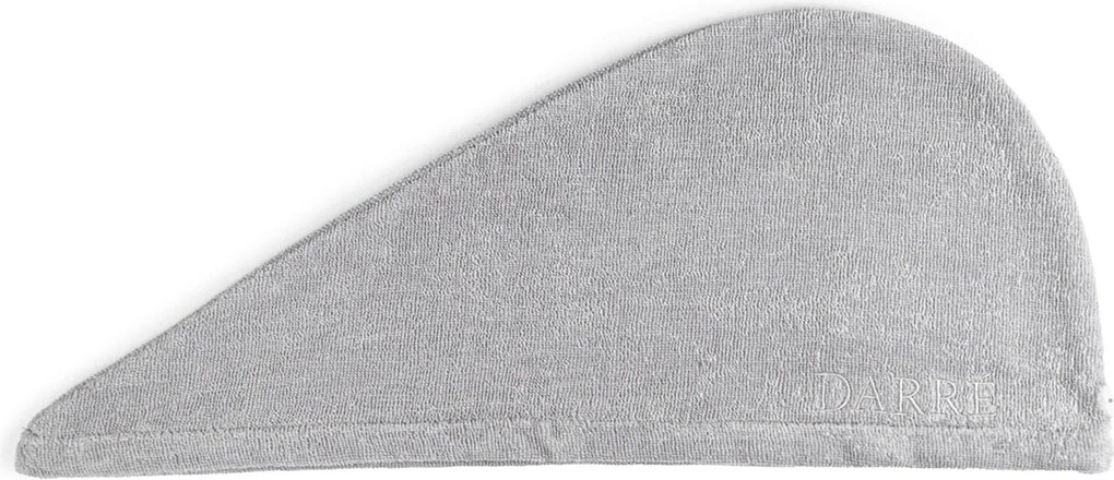 Bavlněný froté turban do sauny a wellness Comfort světle šedý