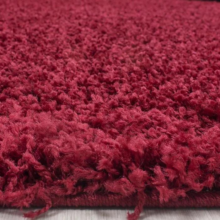Vopi | Kusový koberec Life Shaggy 1500 red - Kulatý 200 cm průměr