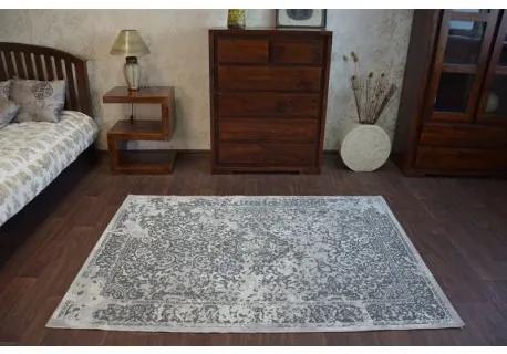 koberec VINTAGE 22208/356 šedá klasická rozeta velikost 200x290 cm | krásné koberce cz