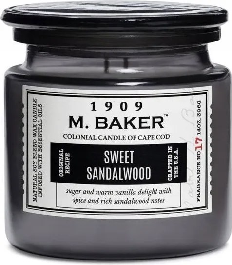 Sójová svíčka M. Baker Sweet Sandalwood 396 g