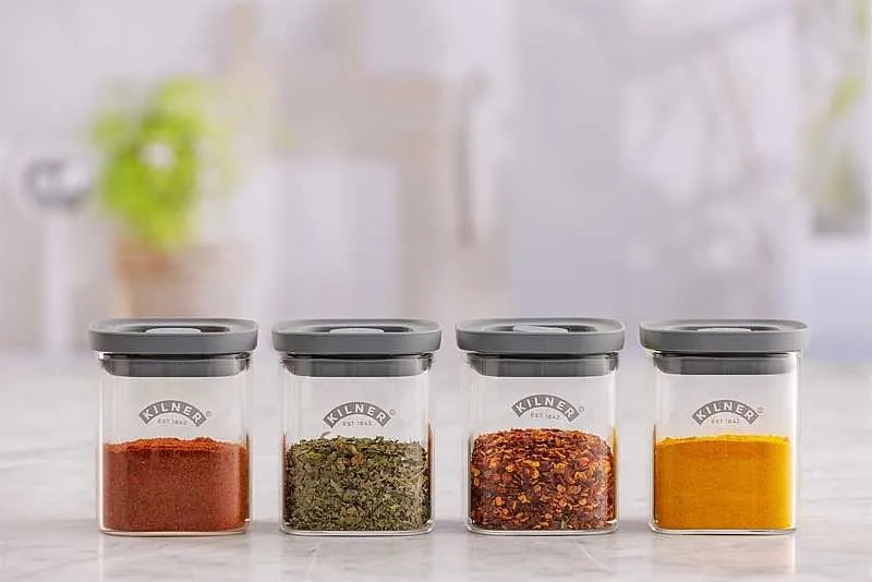Kilner Fresh Storage sada dóz na koření 160 ml 4 ks