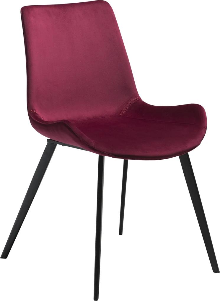 Dan-form Židle Hype rubínově červená