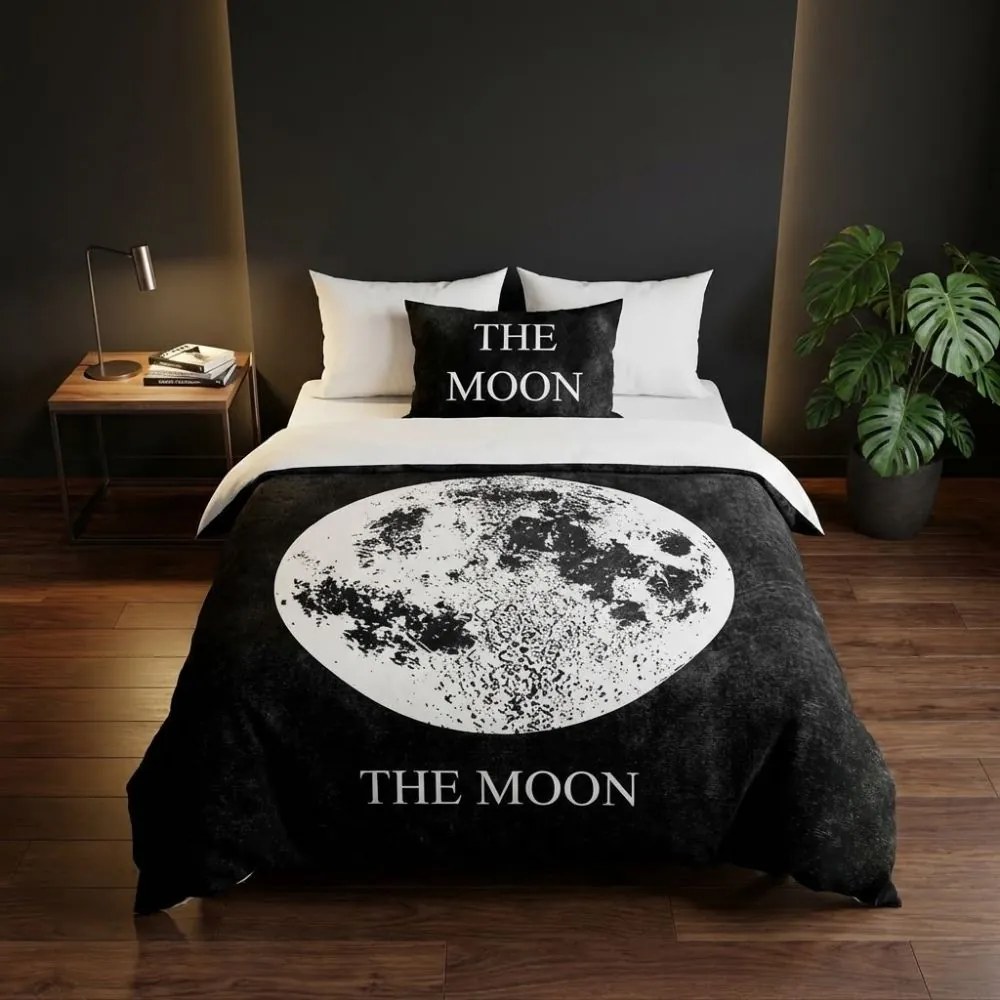 Kvalitex bavlna povlečení Moon 3D 140x200 70x90 1x 140/200, 1x 70/90cm