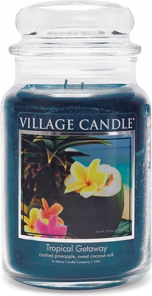 Velká svíčka Tropical Getaway Village Candle