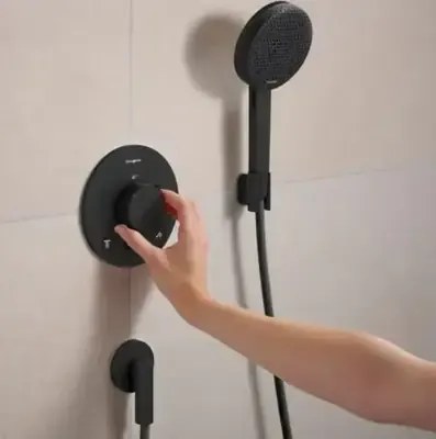 Hansgrohe - Nástěnné kolínko, matná černá