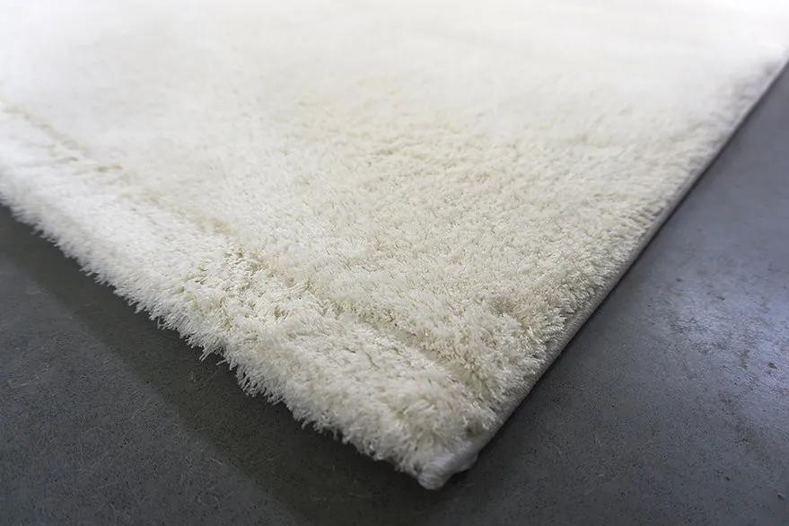 Vopi | Kusový koberec Microsofty 8301 white - 140 x 190 cm