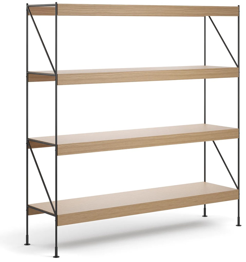 Audo Copenhagen designové knihovny Zet Storage System (výška 158 cm)