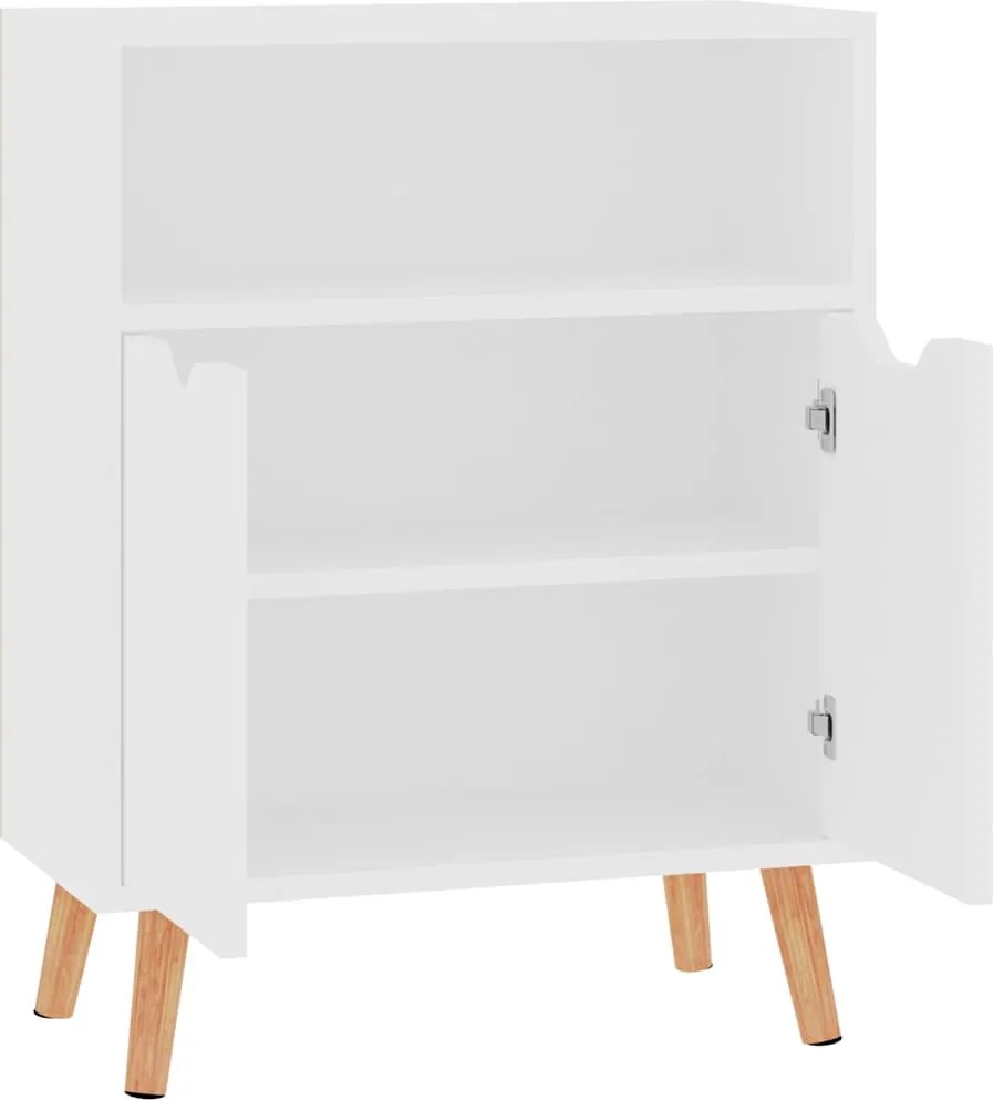 Příborník bílý 60 x 30 x 72 cm kompozitní dřevo 326822