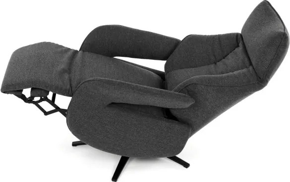 Polohovací křeslo šedé, elektrické TV-B3973 GREY2