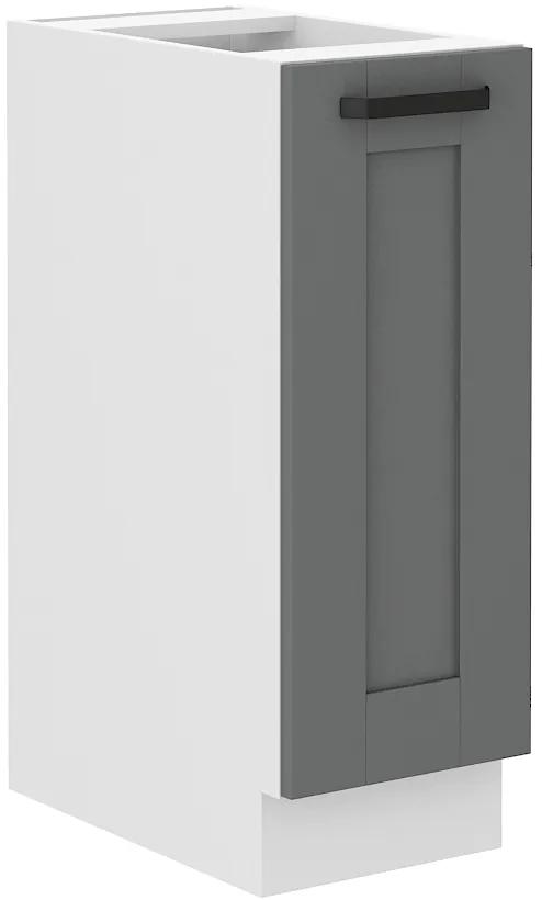 STL 30 cm výsuvná skřínka dolní s košíkem LUNA Barevné provedení LUNA: Dub Artisan / Jílově šedá
