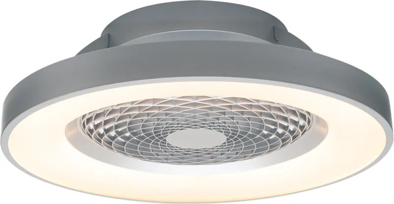 Mantra 7125 Tibet, stropní svítidlo s ventilátorem a dálkovým ovladačem, LED 70W 2700K-5000K, ventilátor 35W, stříbrná