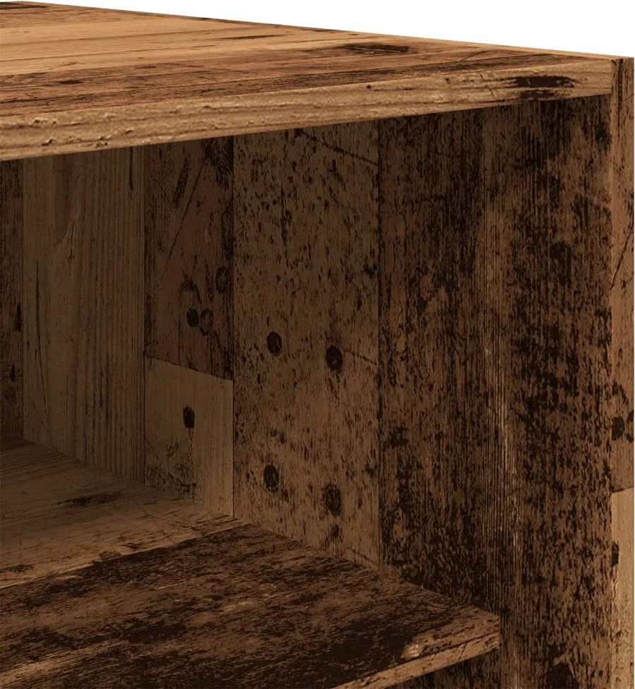 Šatní skříň old wood 100 x 50 x 200 cm kompozitní dřevo 3307808