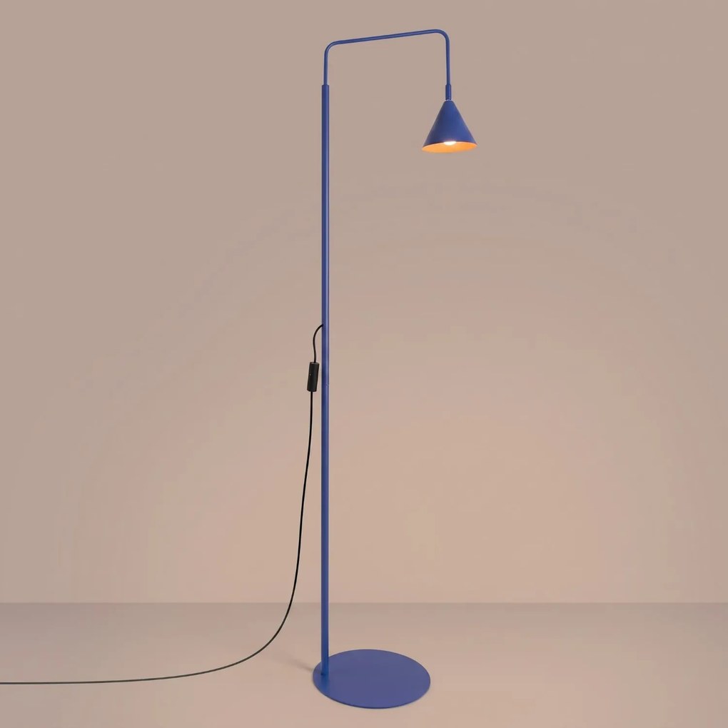 Sollux Lighting Stojací lampa NOX ultramarín