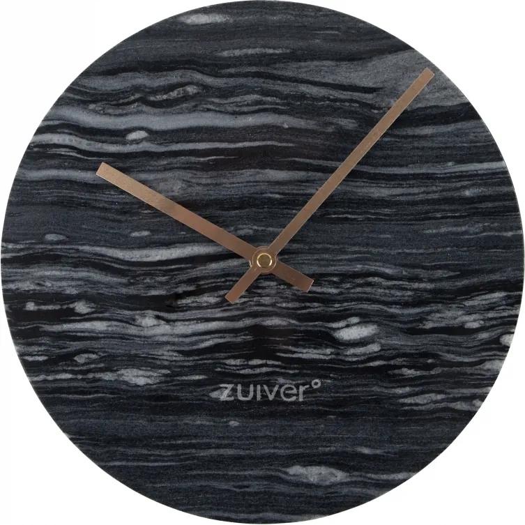 Nástěnné hodiny ZUIVER MARBLE TIME Ø 25 cm, mramor, šedá