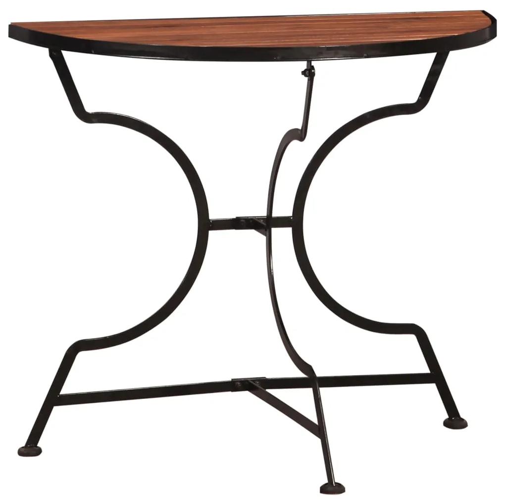 44393 vidaXL Bistro stolek 85 x 43 x 75 cm masivní akáciové dřevo