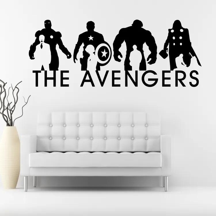 The Avengers - vinylová samolepka na zeď 125x47cm