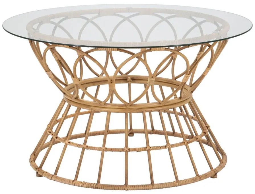 Designový konferenční stolek Gennipha 75 cm hnědý