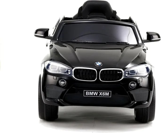 LEAN CARS Elektrické auto BMW X6 černé lakované