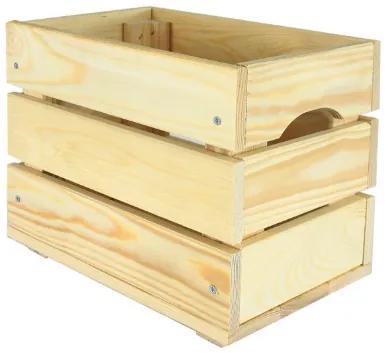 Dřevěná bedýnka SD-3-30x20 barevné varianty Povrchová úprava: Bez povrchové úpravy